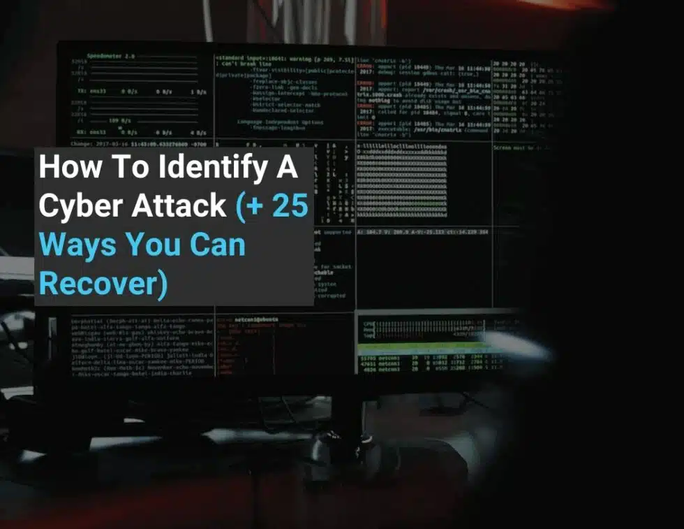 How To Identify A Cyber Attack (+ 25 Ways You Can Recover) - Stanfield IT