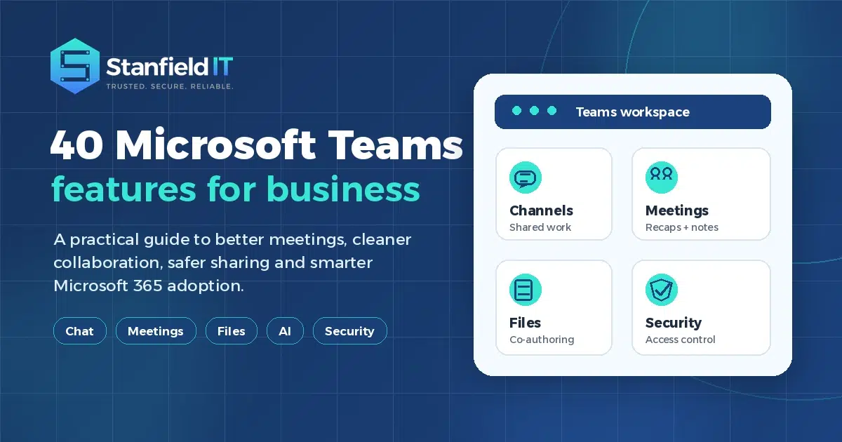 The 40 Best Microsoft Teams Features for Business in 2026 - Stanfield IT